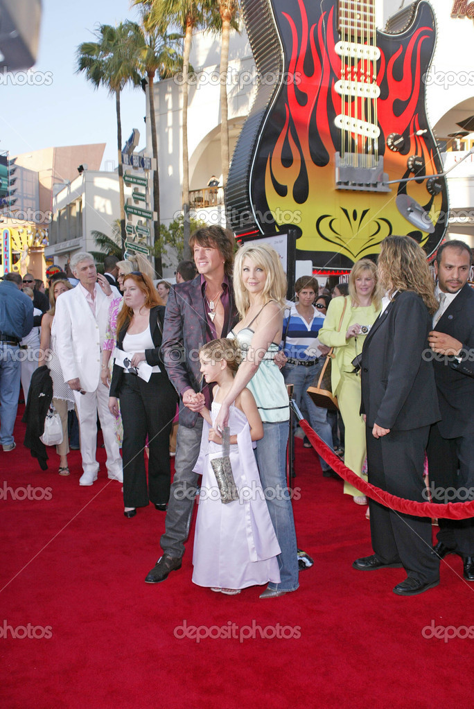Richie Sambora, Heather Locklear y Ava Elizabeth Locklear 2024