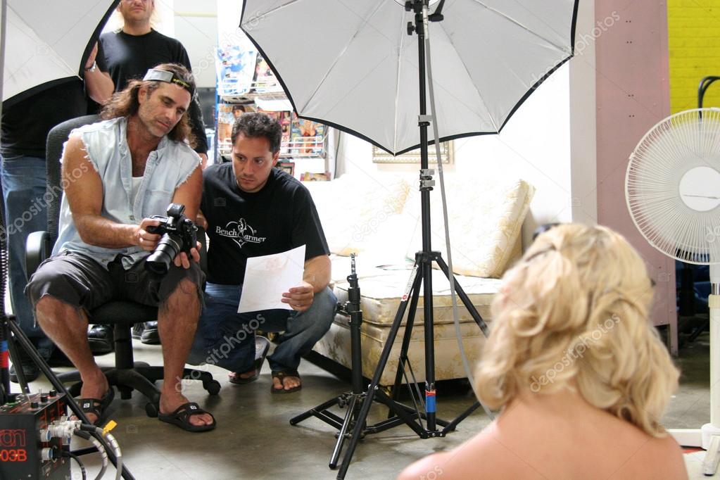 Benchwarmer Trading Cards Classis Pin-up Photo Shoot — Stock Editorial ...