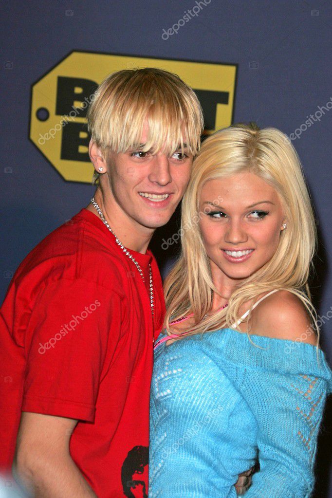 Aaron Carter and Monique at the Elton John Dream Ticket Launch, Caesars ...