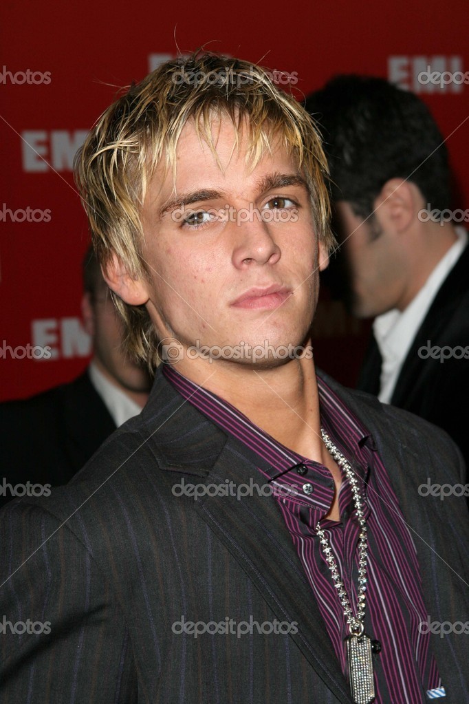 Aaron Carter en el 2005 EMI Post Grammy Bash, Beverly Hills Hotel ...