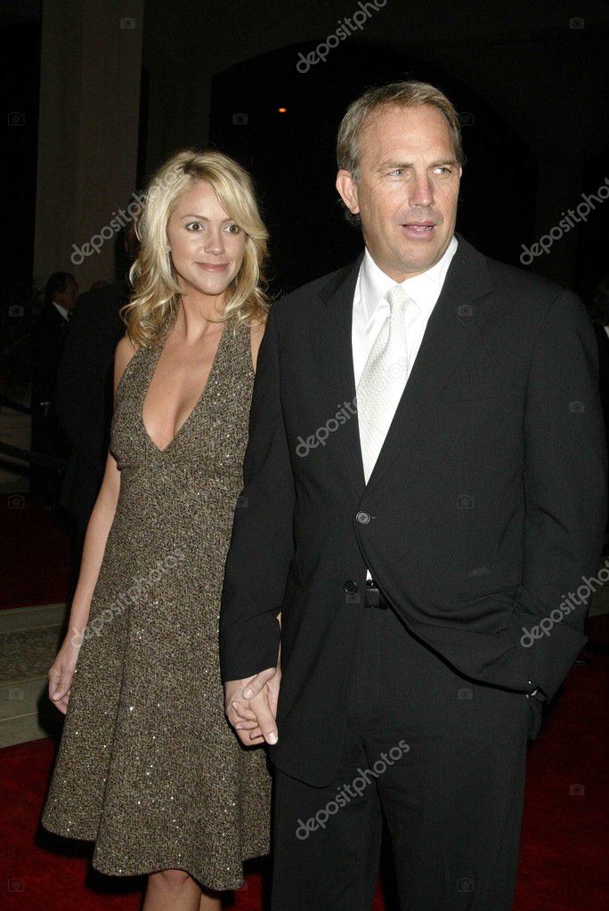 Kevin Costner and Christine Baumgartner – Stock Editorial Photo © s ...