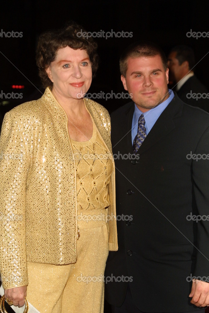 Majel Barret Roddenberry and son Eugene — Stock Editorial Photo © s ...