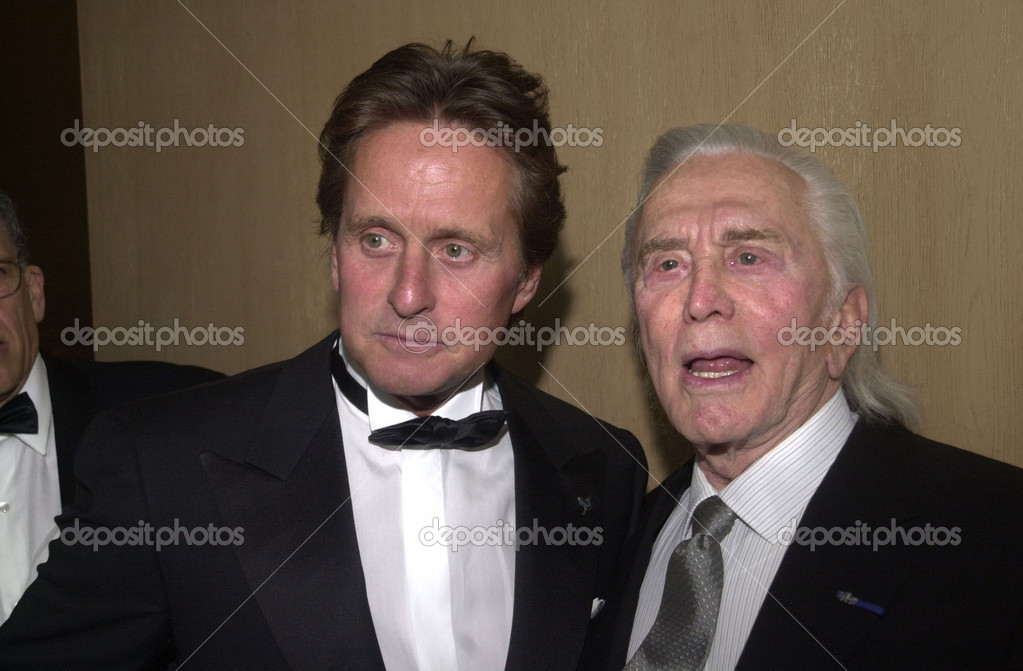 Kirk Douglas And Michael Douglas