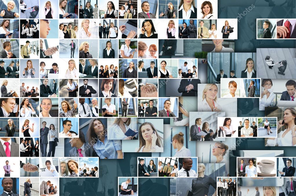 Business collage — Stock Photo © shmeljov #15037113