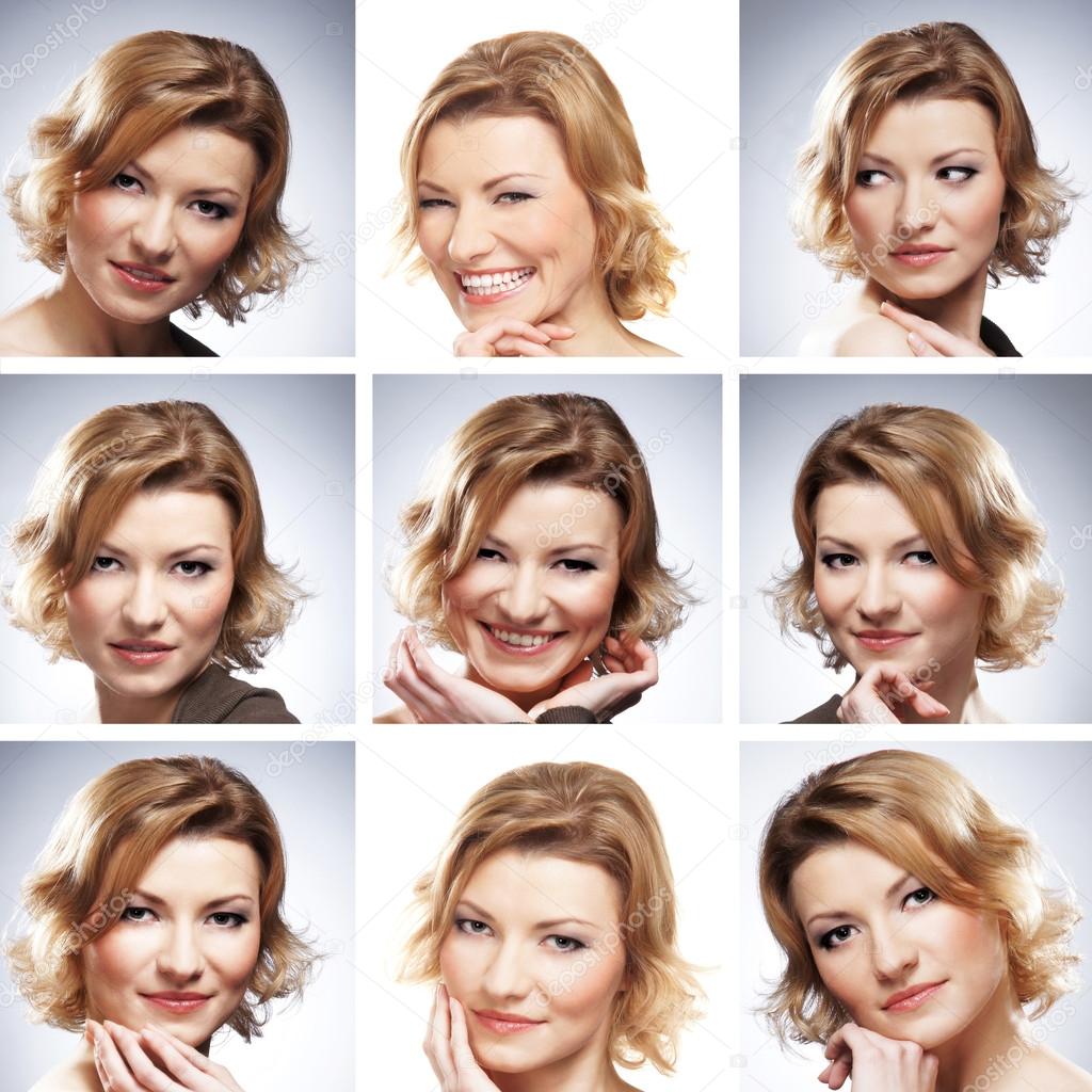 Collage with nine portraits Stock Photo by ©shmeljov 15365921