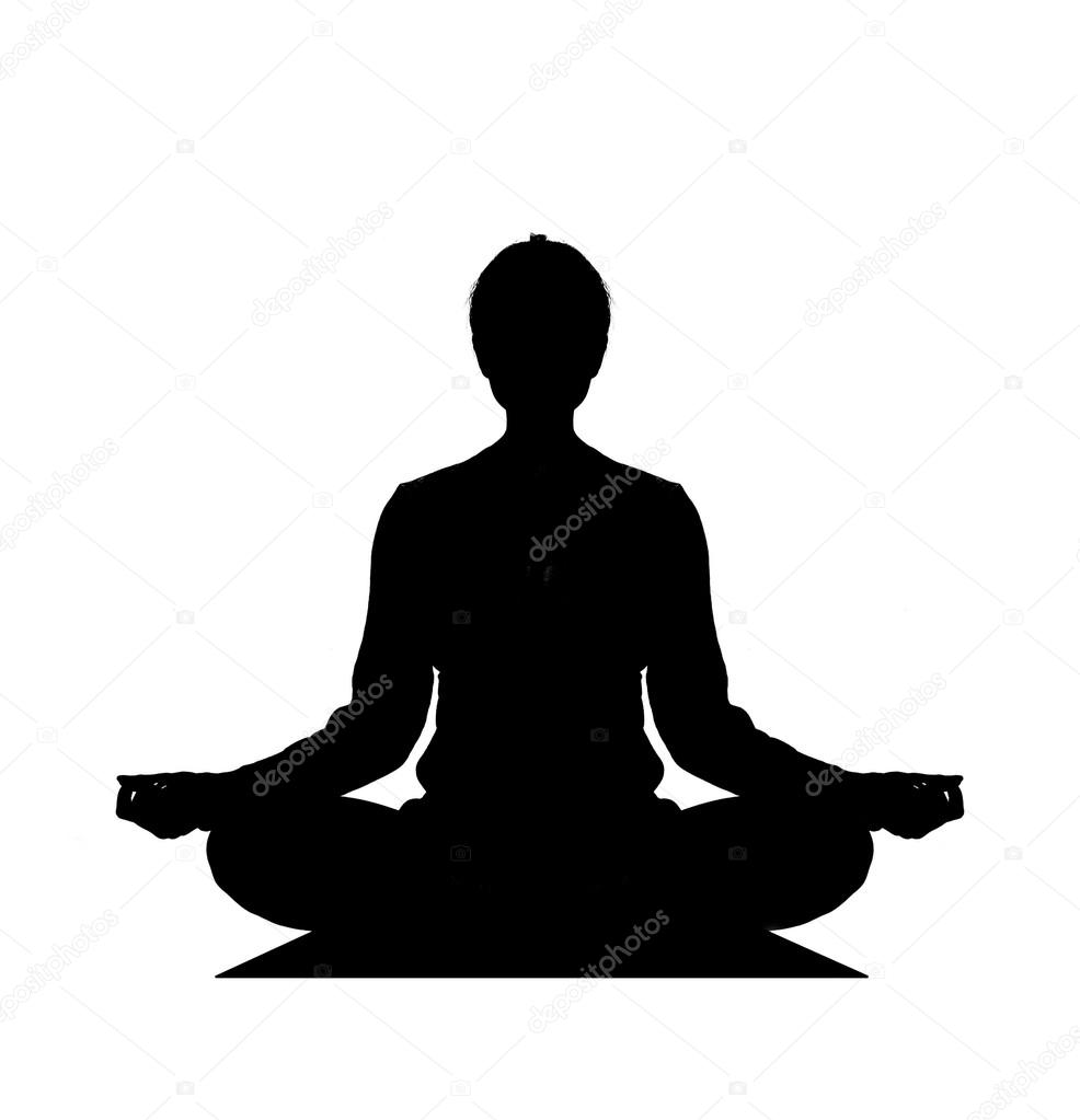 Human meditating Stock Photo by ©shmeljov 15601623