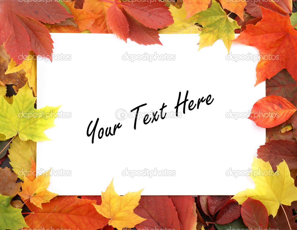 Colorful autumn frame — Stock Photo © shmeljov #15602925