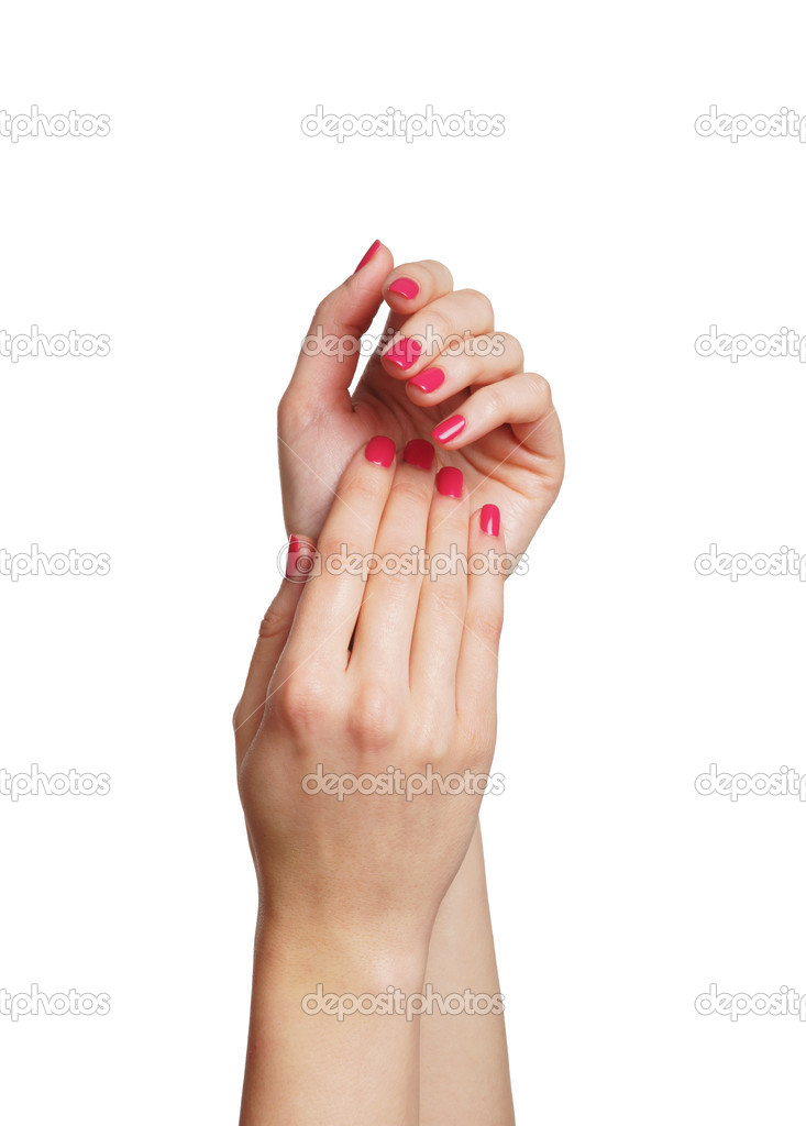 Beautiful female hands Stock Photo by ©shmeljov 21488081