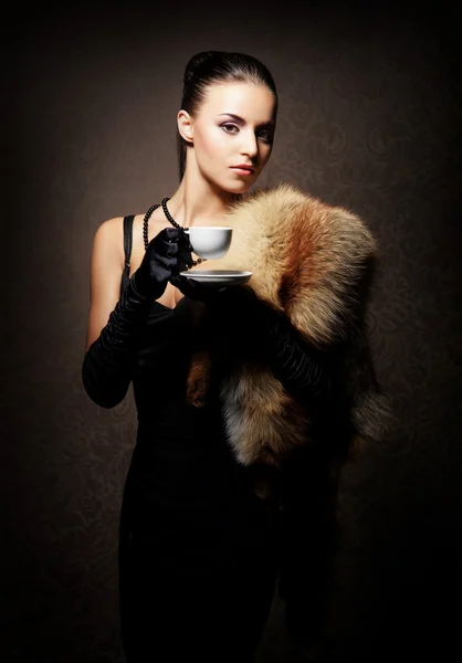 Young, rich and beautiful woman Stock Photo by ©shmeljov 42519803