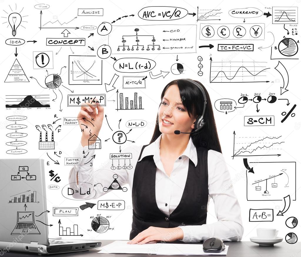 Manager working in office — Stock Photo © shmeljov #45262021