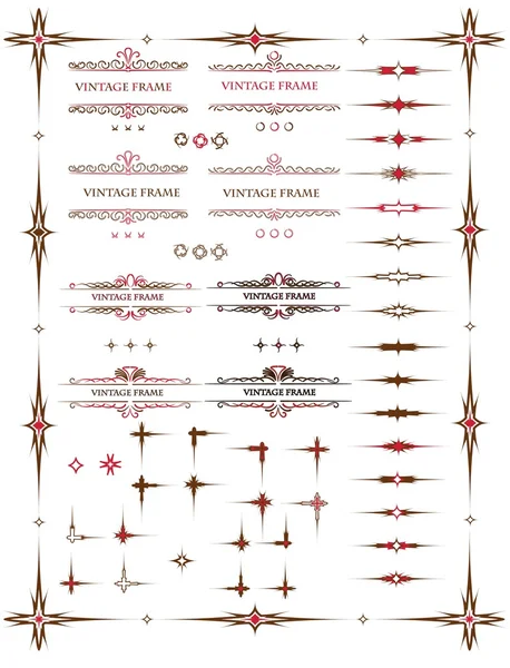 Text frame design elements — Stock Vector © SketchMaster #13980053