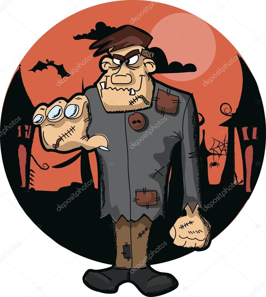 Frankenstein cartoon Stock Vector Image by ©SketchMaster #32016885
