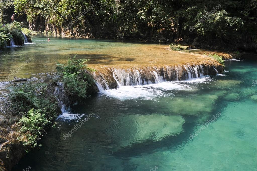 Monumento parque de Semuc Champey: fotografía de stock © Fotoember ...