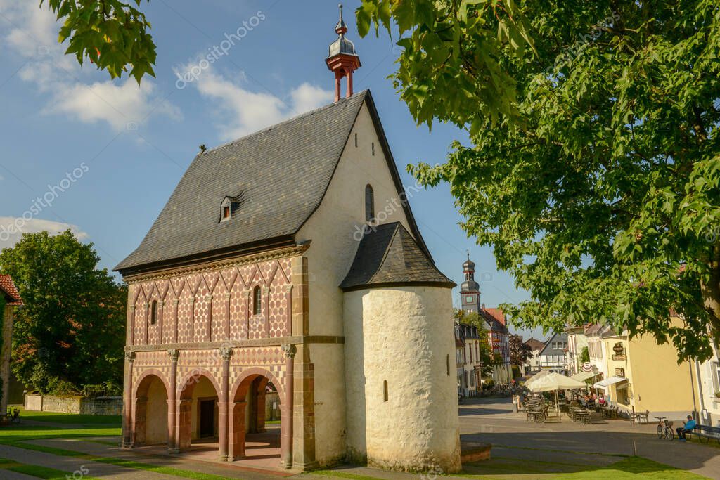 Vista de la abadía de Lorsch en Alemania, patrimonio mundial de la ...