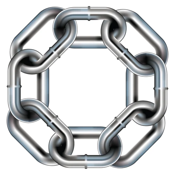 Seamless chain vector border or pattern — Stock Vector © lhfgraphics ...