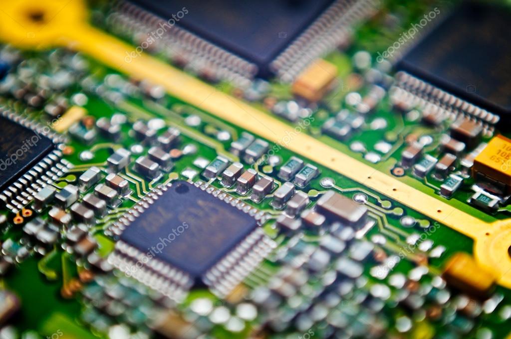 Circuit board macro background — Stock Photo © adistock #14329047