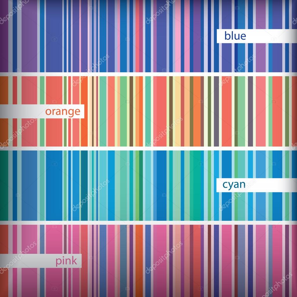 Seamles stripes pattern set. Vector. — Stock Vector © adistock #22363095