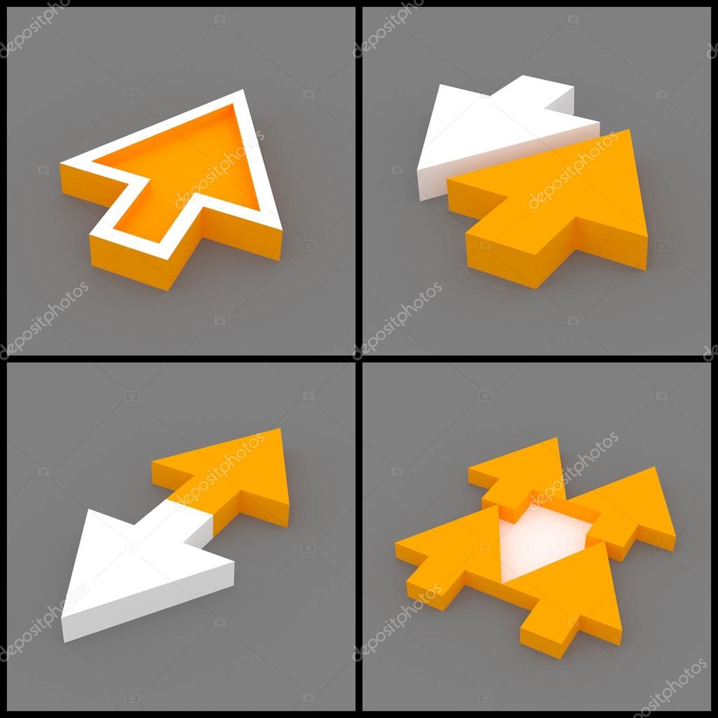 3d arrows — Stock Photo © adistock #42407439
