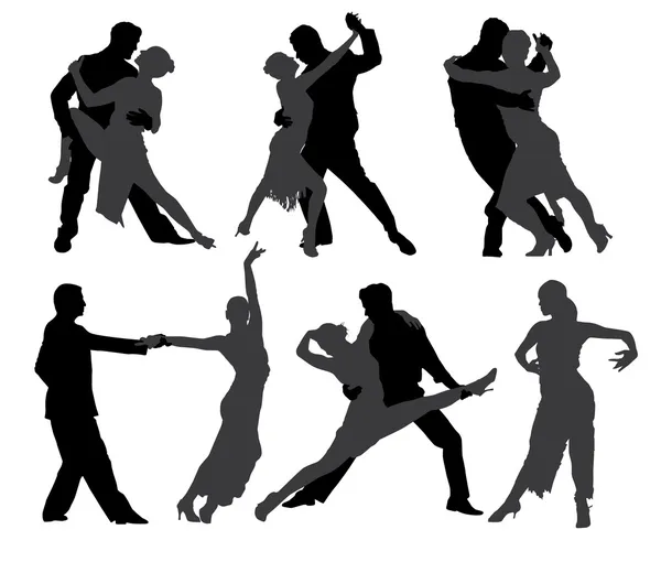 Tango dancers Vector Art Stock Images | Depositphotos