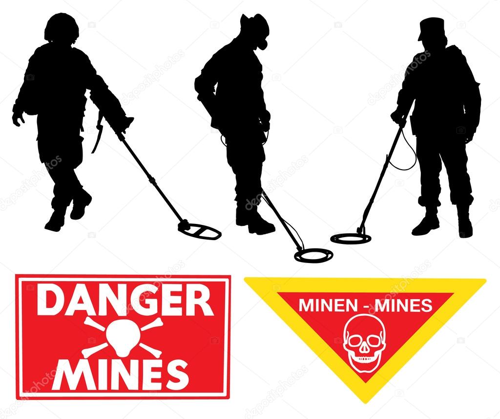 Military Sapper Silhouette Stock Vector Image by ©iamsania #30224761