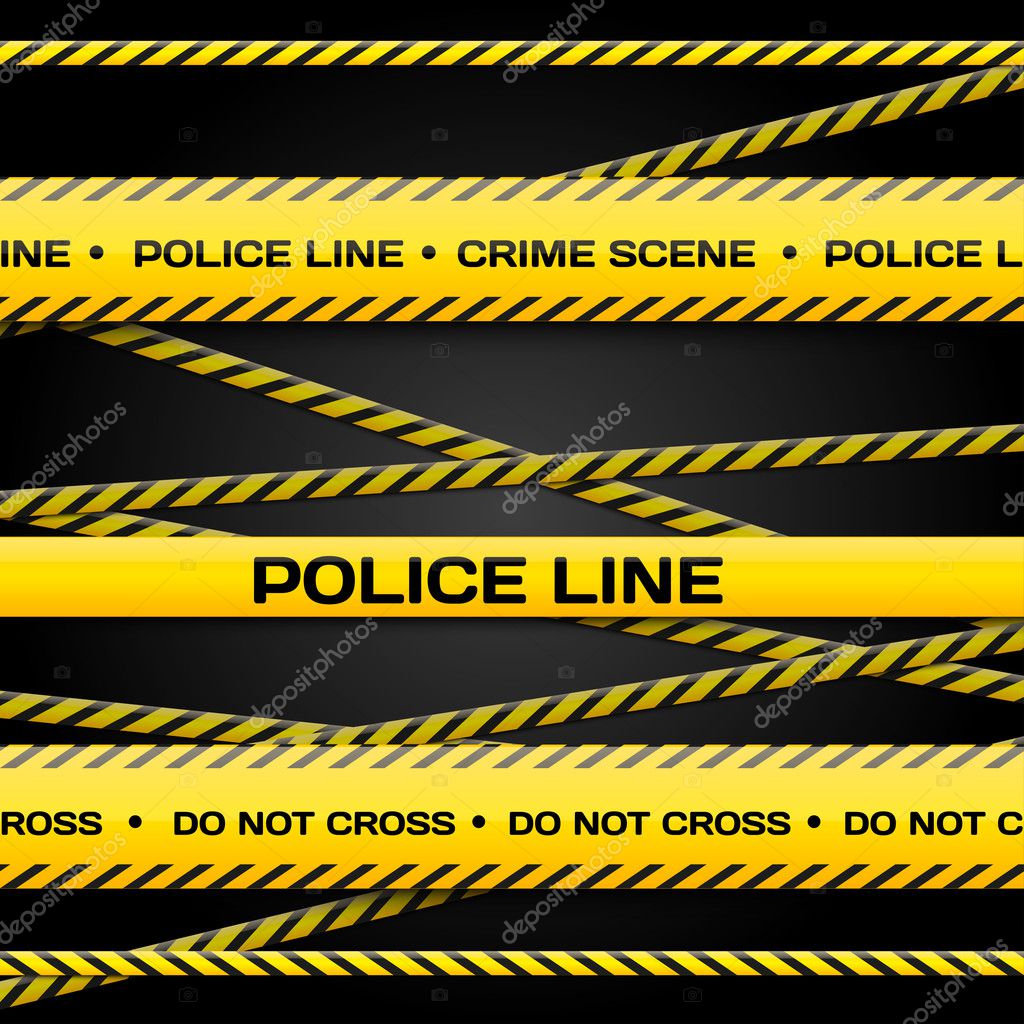 Police lines Stock Vector by ©voinSveta 41723181