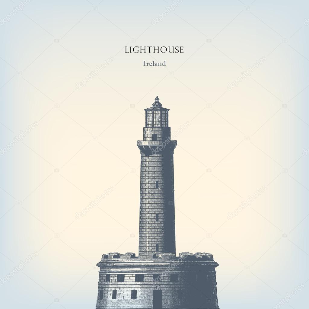 Free Vintage Lighthouse Vector