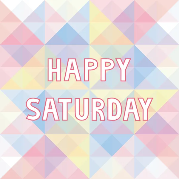 Happy saturday Vector Art Stock Images | Depositphotos