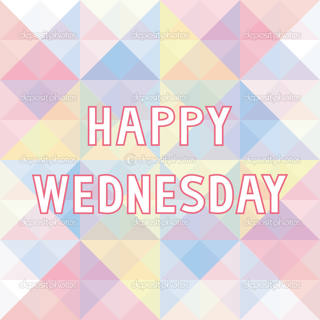 Happy Wednesday background Stock Vector Image by ©gubgibgift #49838015