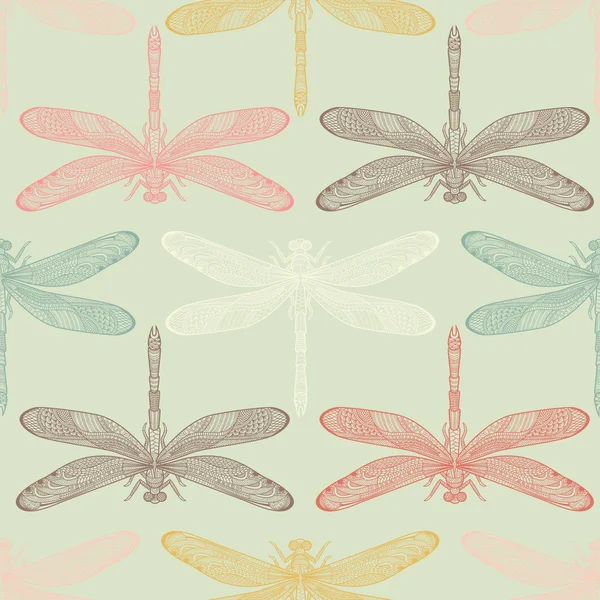 ᐈ Dragonfly pattern stock vectors, Royalty Free tribal dragonflies ...