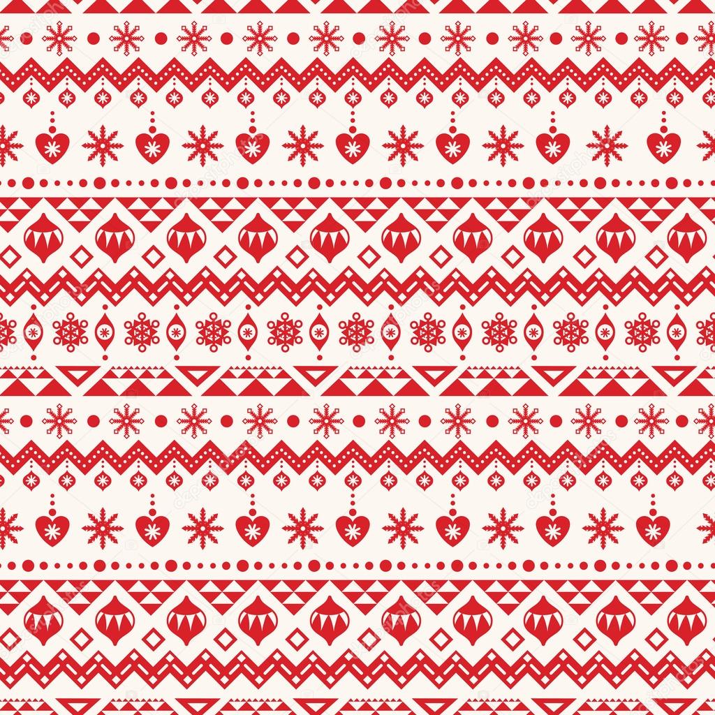 Christmas seamless pattern — Stock Vector © tets #32929455 Christmas seamless pattern — Stock Vector © tets #32929455
