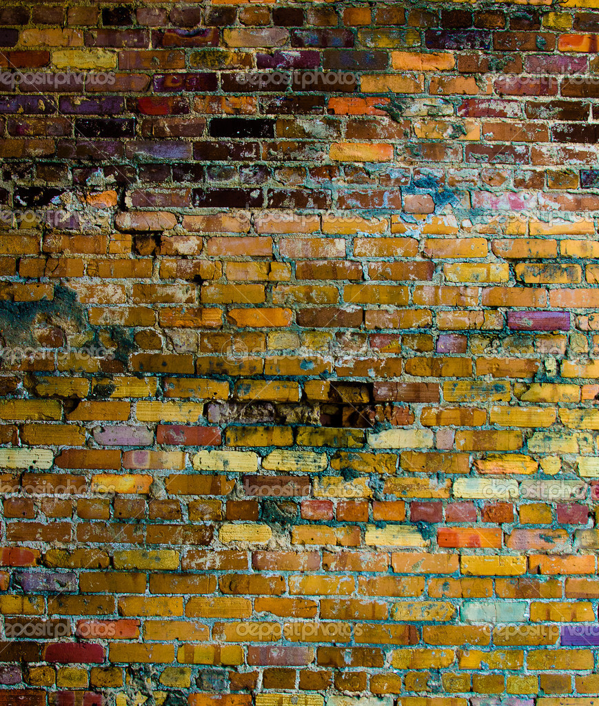 Colorful Brick Wall — Stock Photo © meliafroggy #19327607