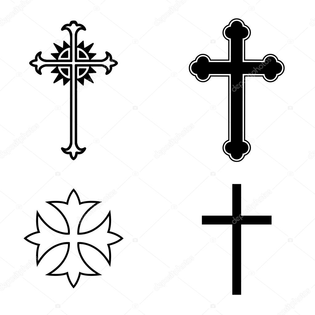 Cruz ilustração vetorial — Vetor de Stock © spirit-alex #19539495