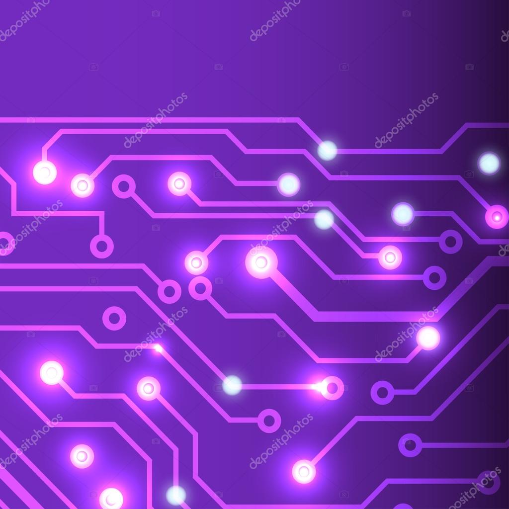 Techno circuit web banners. EPS10 vector illustration Stock Vector ...