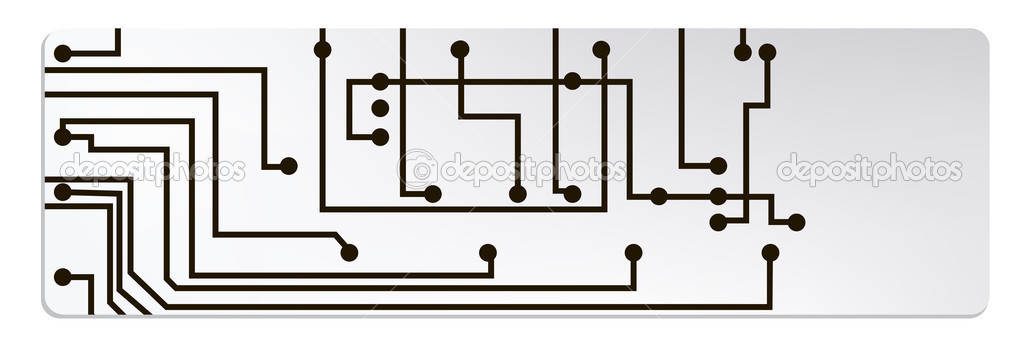 Techno circuit web banners. EPS10 vector illustration Stock Vector by ...