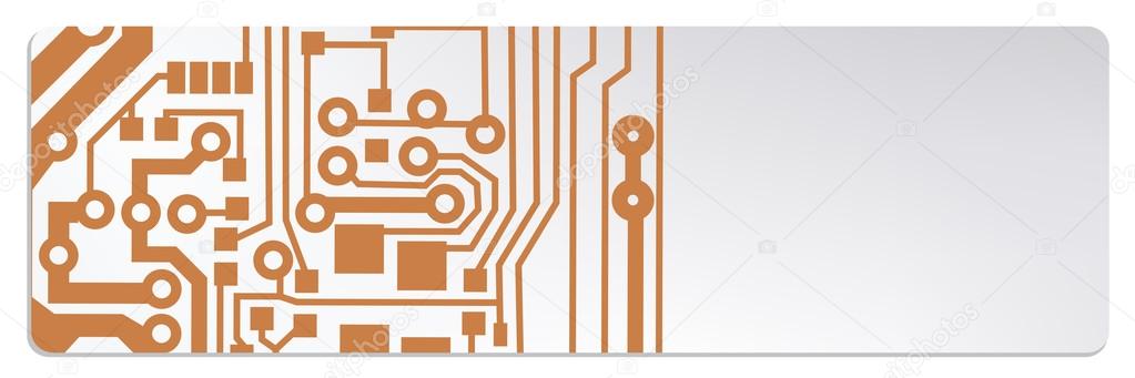 Techno circuit web banners. EPS10 vector illustration Stock Vector by ...