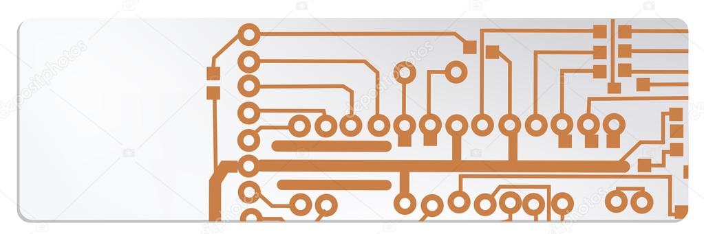 Techno circuit web banners. EPS10 vector illustration Stock Vector by ...