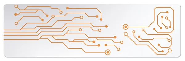 Techno circuit web banners. EPS10 vector illustration - Stock Image ...