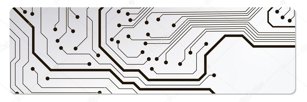 Techno circuit web banners. EPS10 vector illustration Stock Vector by ...