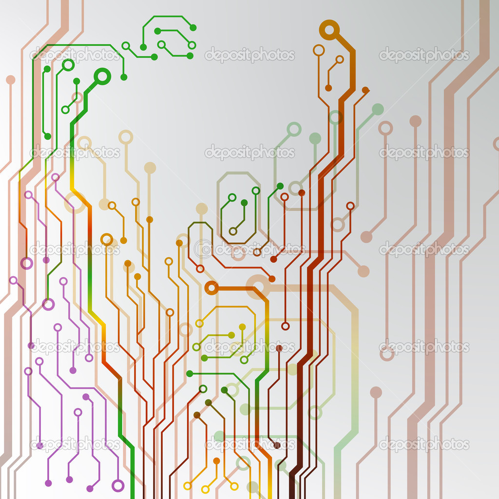 Circuit Board Pattern Abstract Technology Hi Tech Circuit Board