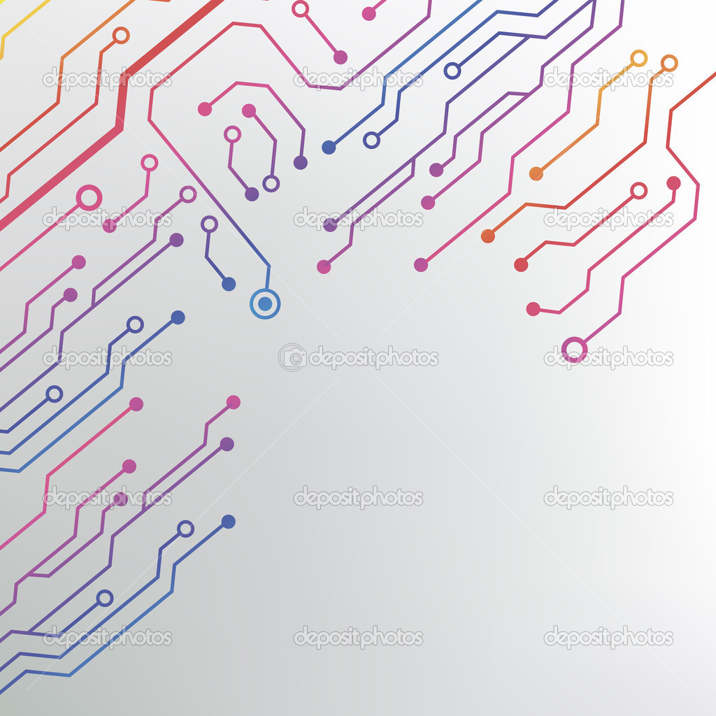 Abstract Circuit Board Pattern
