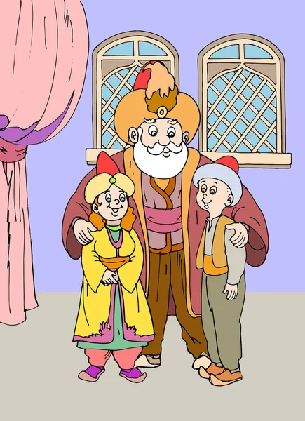 King family cartoon Stock Photos, Royalty Free King family cartoon ...