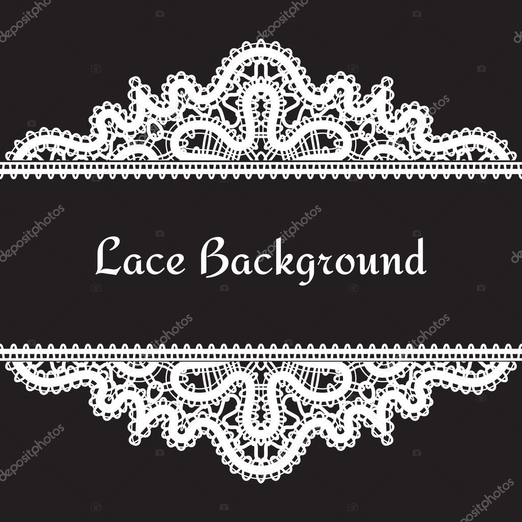 Vintage White Lace Background
