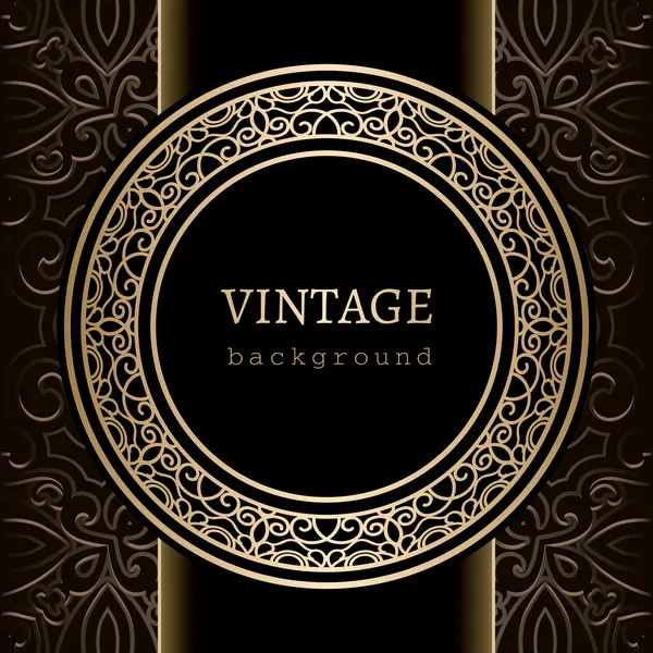 871 Vintage gold lacy background Vector Images | Depositphotos