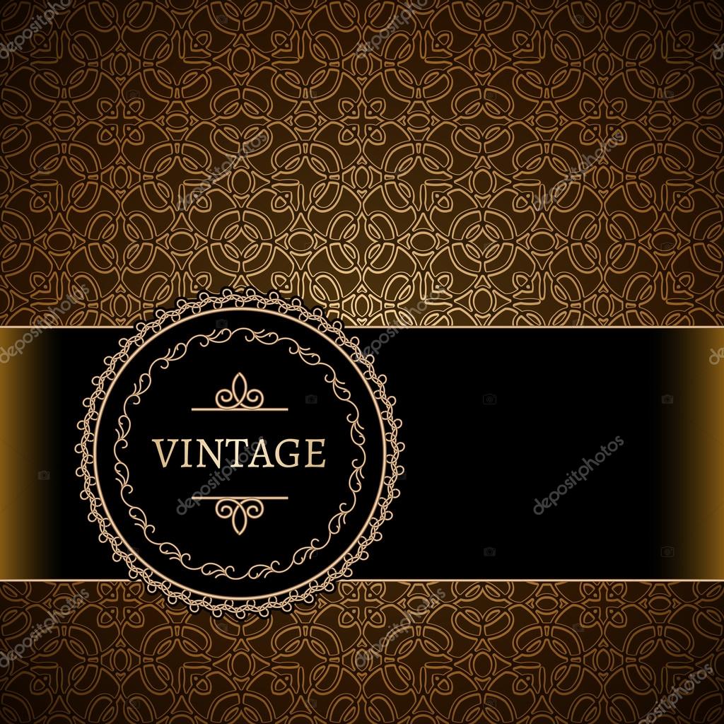 Vintage gold background Stock Vector Image by ©magenta10 #37335973