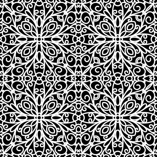 Black and white lace pattern Stock Vector by ©magenta10 #77876088
