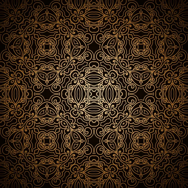 Vintage gold seamless pattern Vector Art Stock Images | Depositphotos