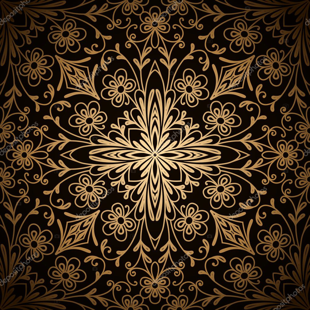 Gold pattern Stock Vector by ©magenta10 38687287