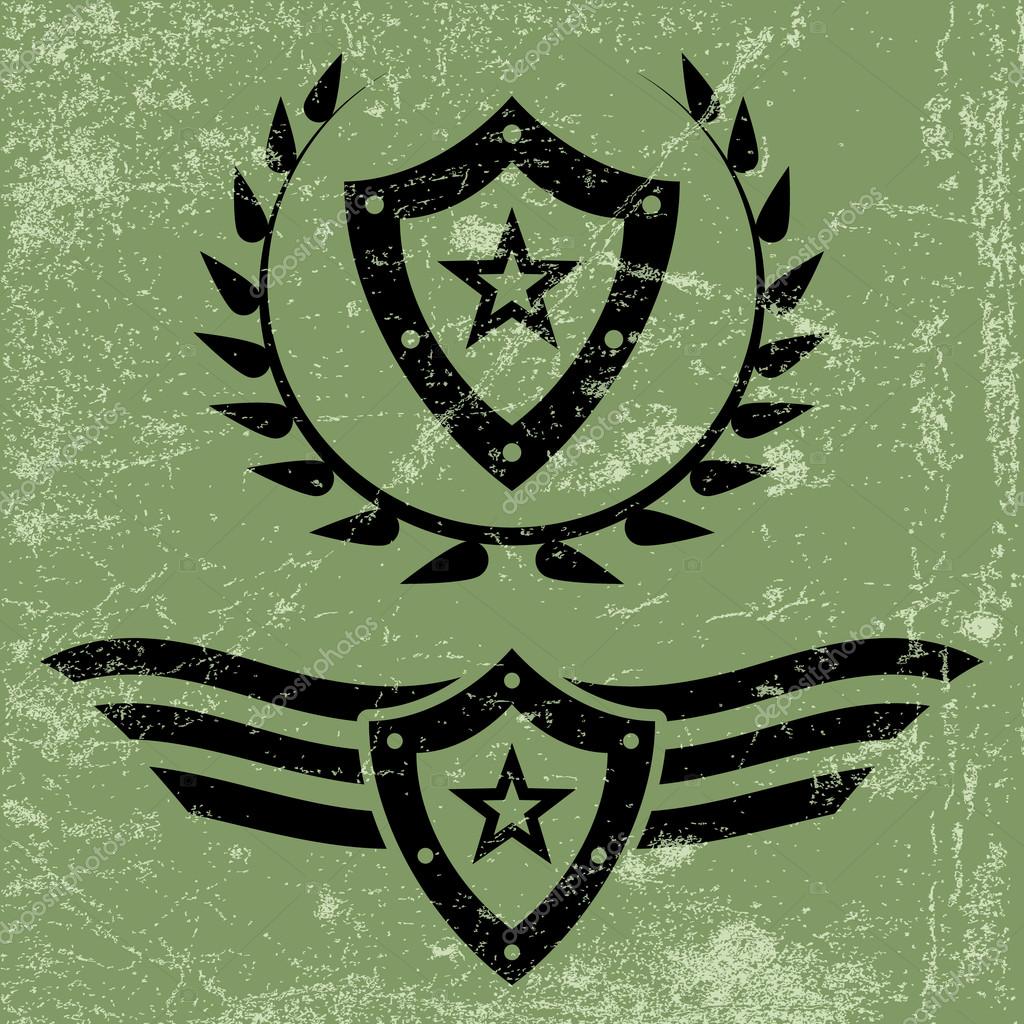 Military style grunge emblems Stock Vector Image by ©zag_awd #23777635