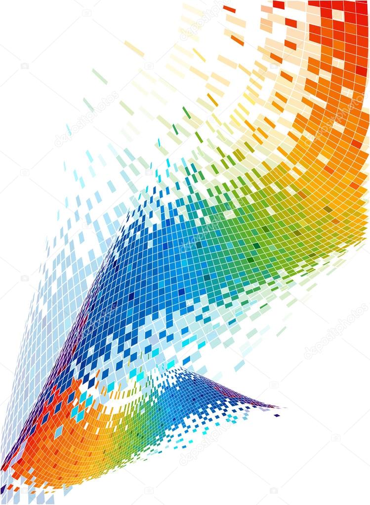 Spectrum abstract background Stock Vector by ©mikosha 44809707