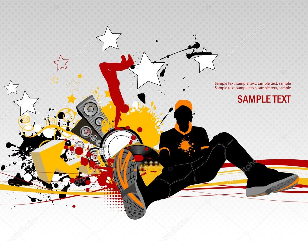 Dj background Stock Vector by ©mikosha 44811325